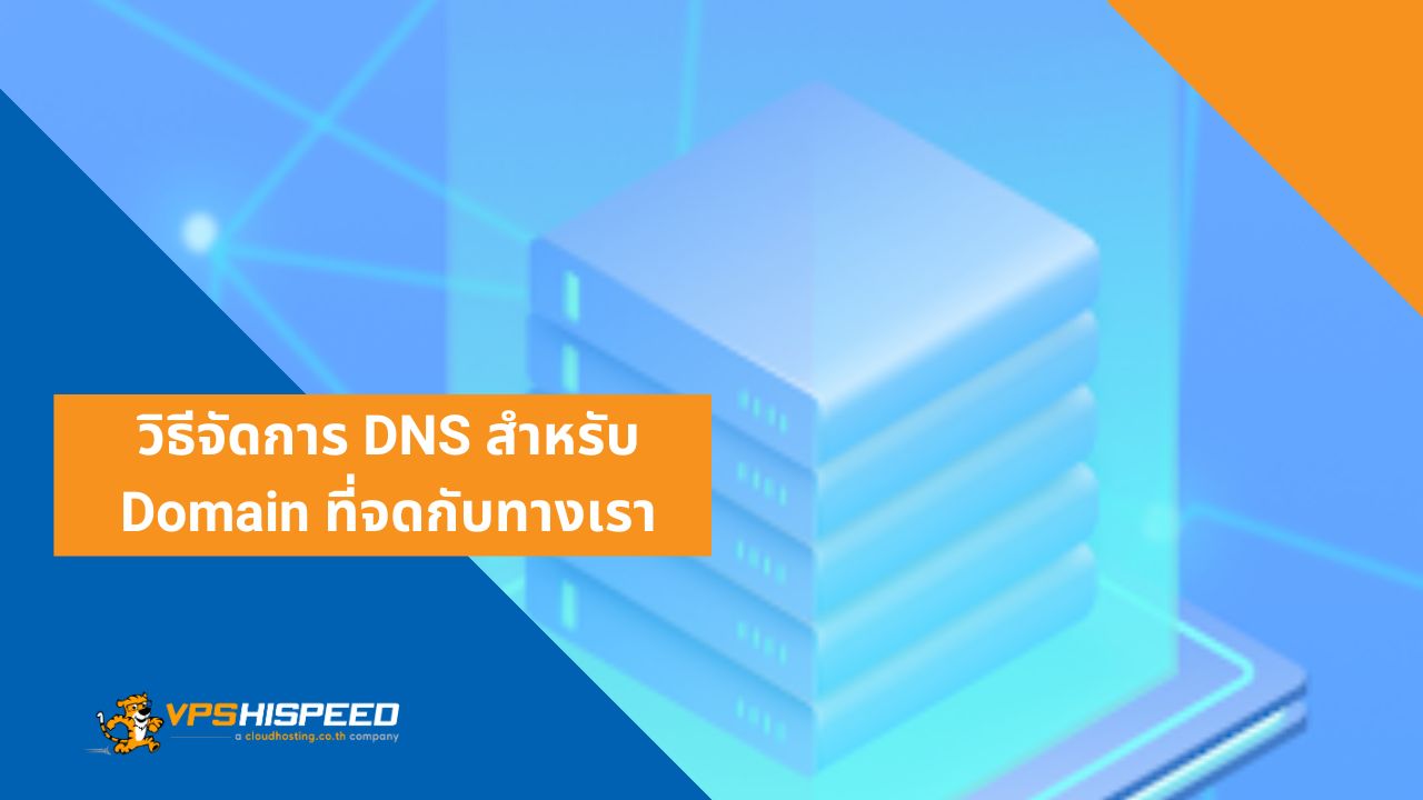 วิธีจัดการ DNS สำหรับ Domain ที่จดกับทางเรา - VPS HiSpeed