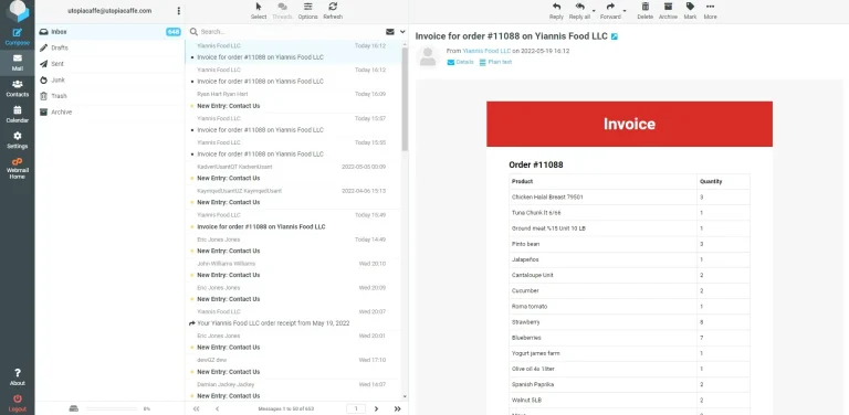 วิธีใช้งาน Roundcube Webmail - VPS HiSpeed